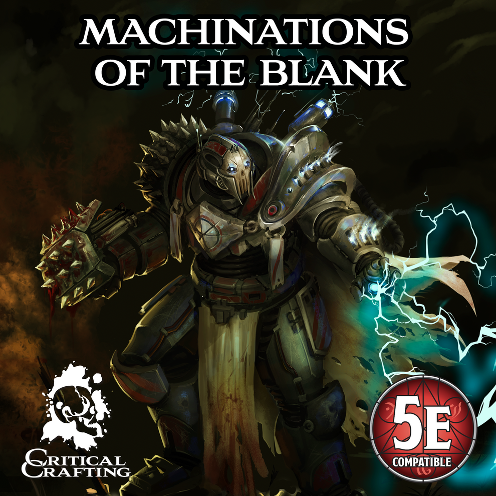 Machinations of the Blank PDF Bundle – Critical Crafting