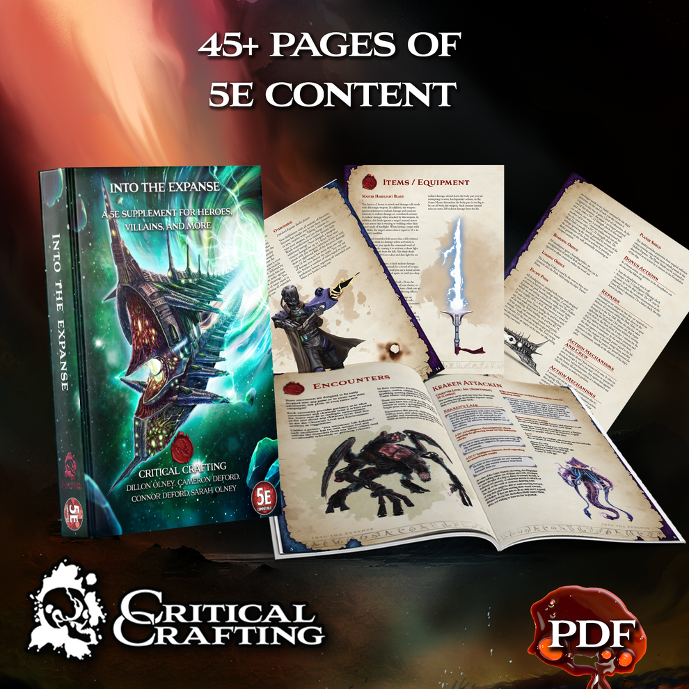 Into the Expanse PDF Bundle – Critical Crafting